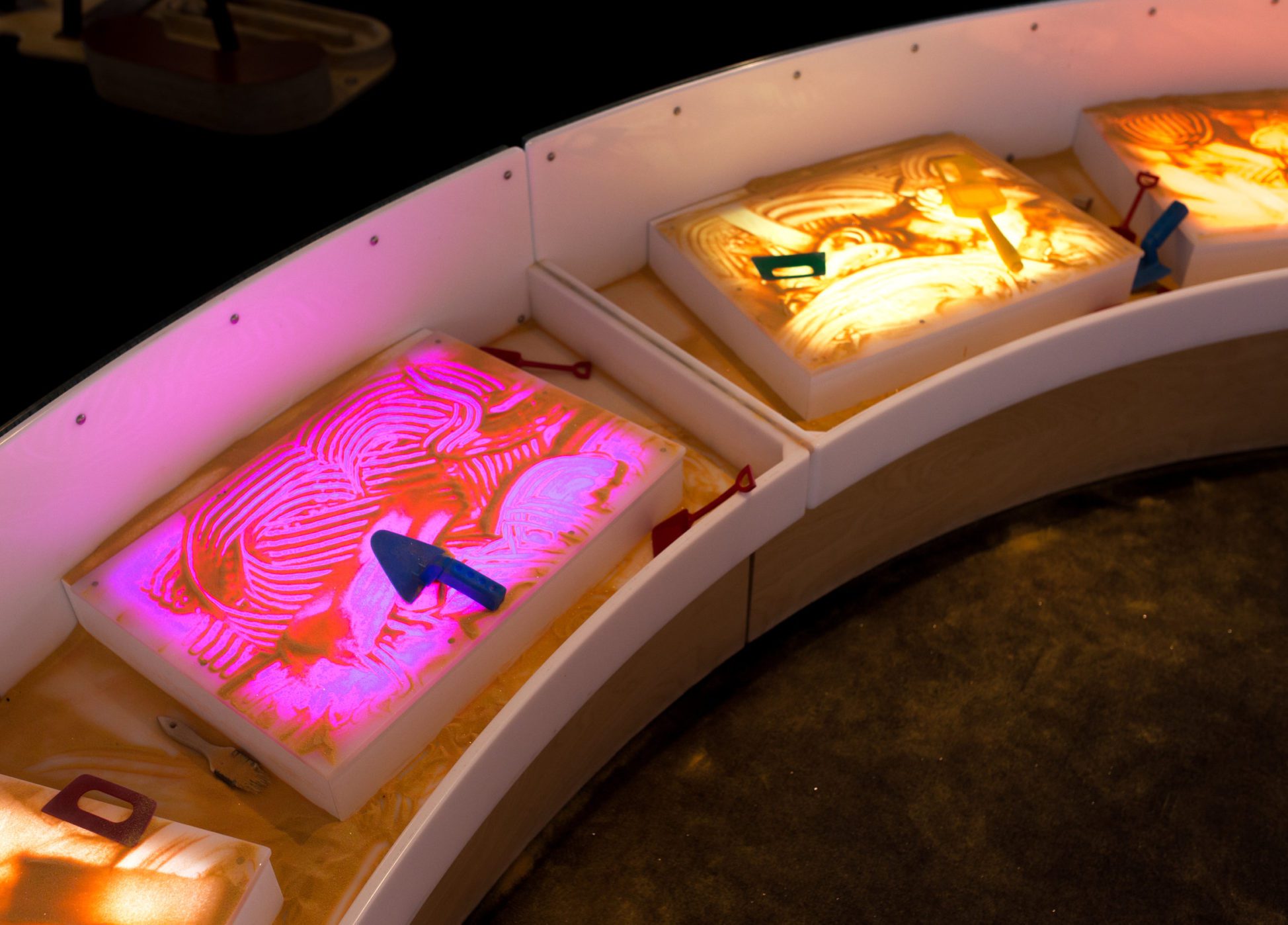 sand light table - Children’s Museum of Pittsburgh Design & Consulting