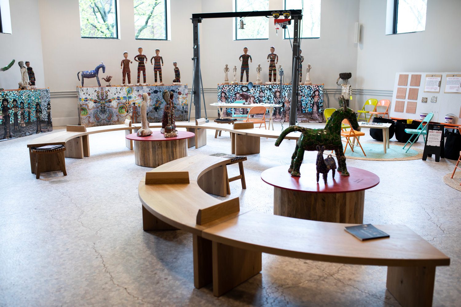 custom tables & benches - Children’s Museum of Pittsburgh Design & Consulting