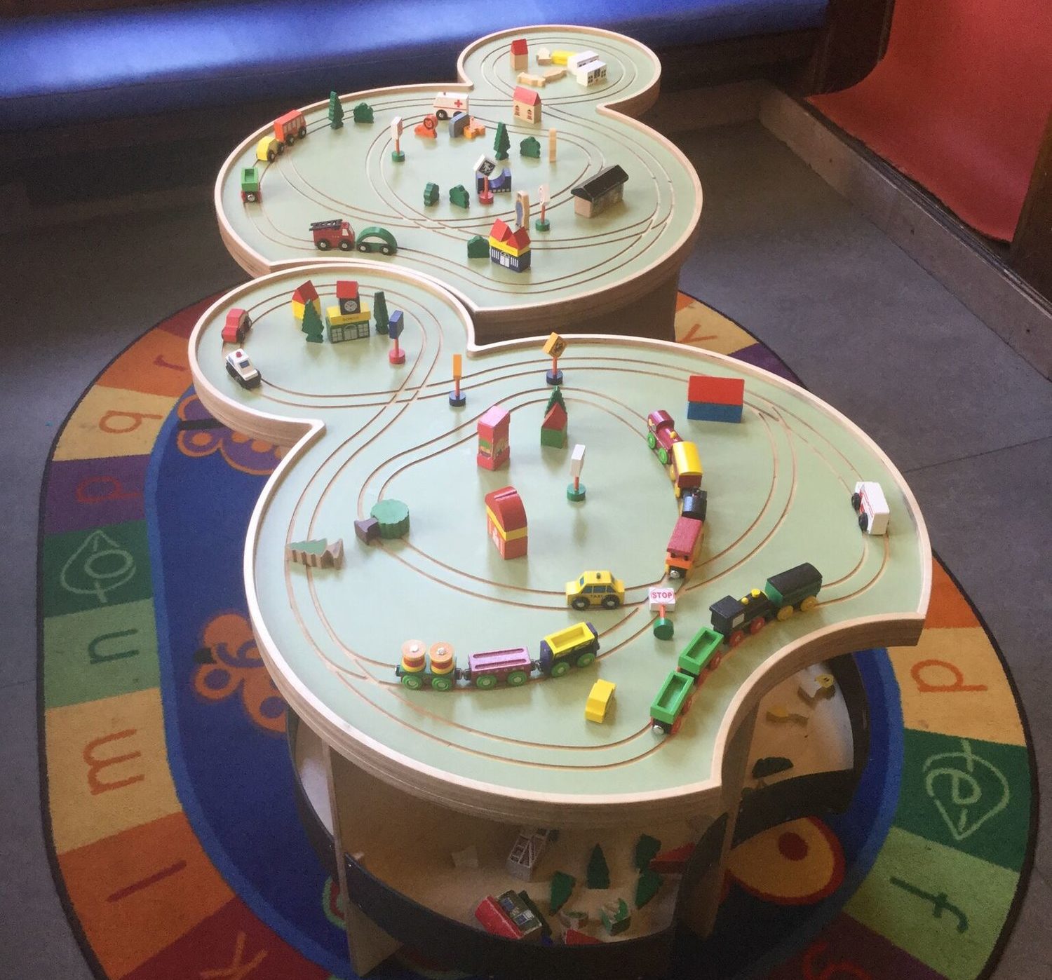 train tables - Children’s Museum of Pittsburgh Design & Consulting
